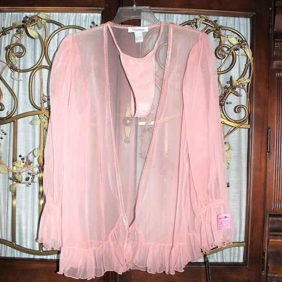 Escante | Intimates & Sleepwear | Escante Blush Pink Ultra Sheer Bed ...